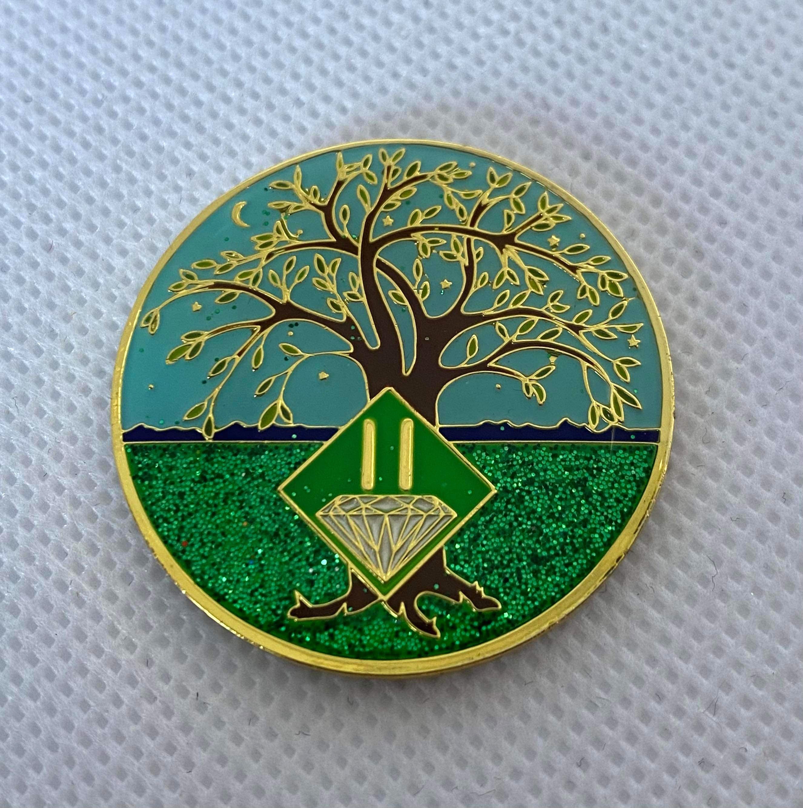 Tree of Life Clean Time Medallions – Serendipity Recovery Shop